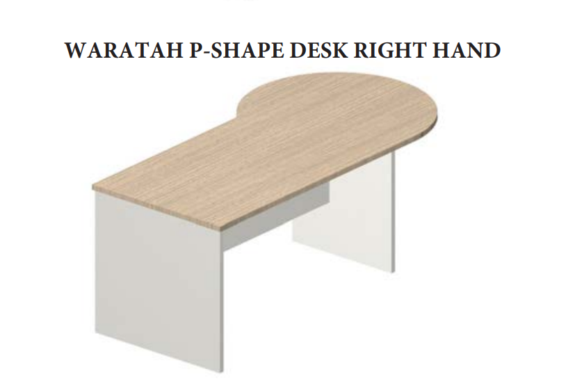 WARTAH P-SHAPED DESK » Micon Office Furniture - Office Furniture Sales ...