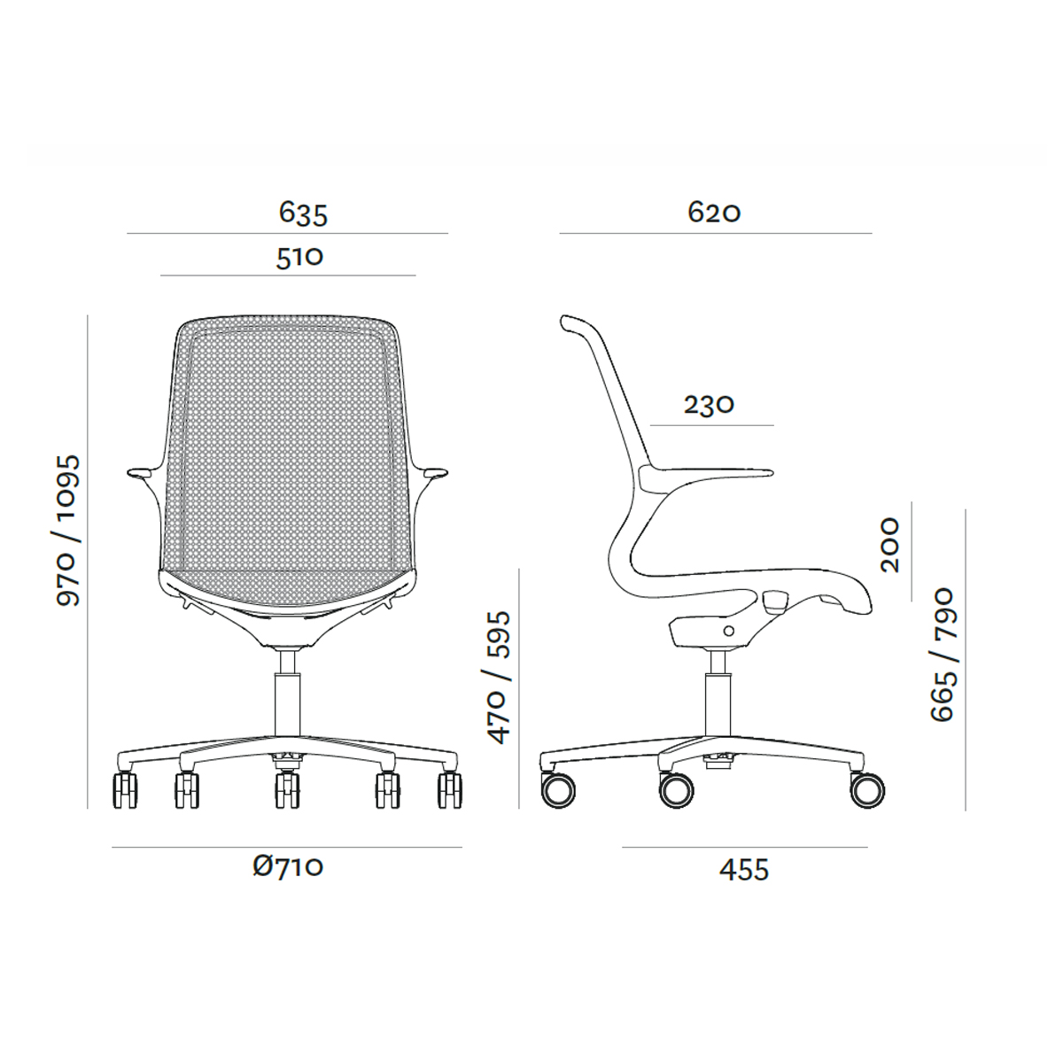 Ovidio Mesh Task Chair - Micon Furniture