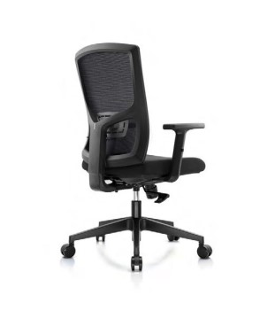 VX1 TASK MESH CHAIR WITH ADJ ARMS BLACK BASE - Micon Furniture