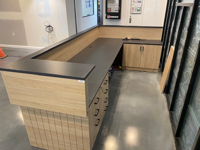 Orion reception Fit Out at WIN TV - Micon Furniture