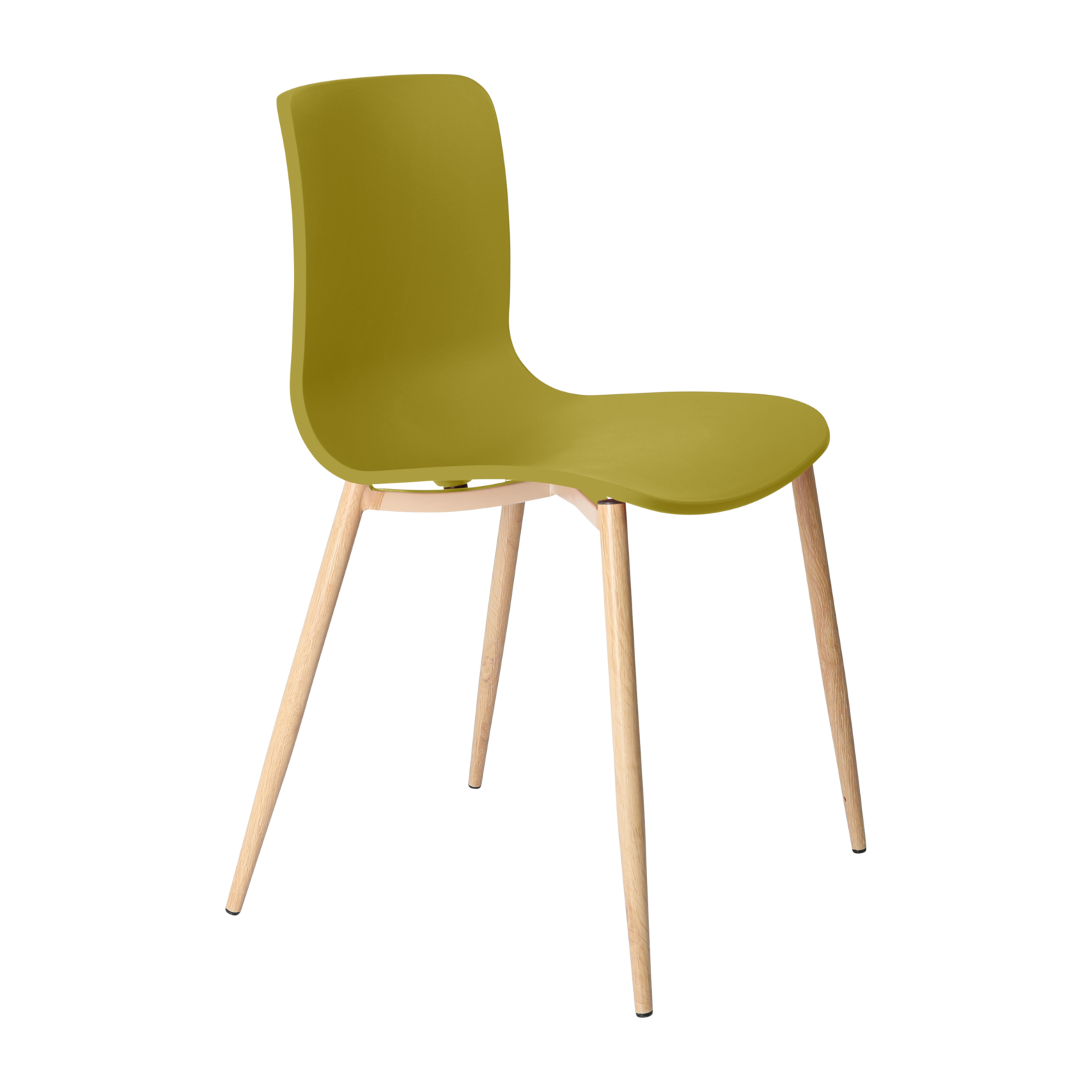 DAL ACTI CHAIR 4-LEG WOODGRAIN POWDERCOAT FRAME - Micon Furniture