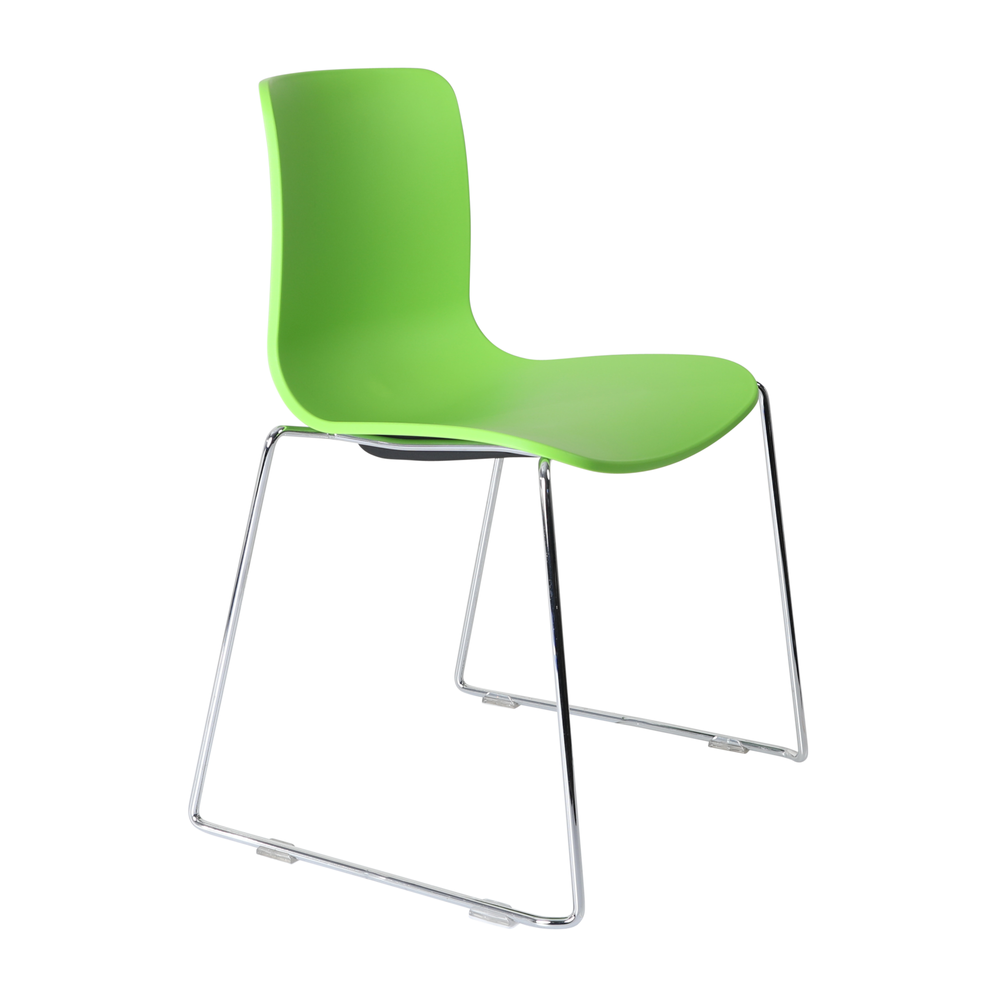 DAL ACTI CHAIR SLED BASE IN CHROME OR BLACK FRAME - Micon Furniture