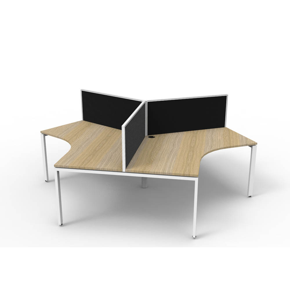 RAPIDLINE DELUXE INFINITY 120 DEGREE WORKSTATION - Micon Furniture